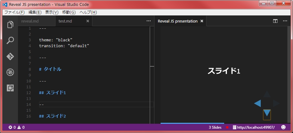 お手軽reveal.js入門